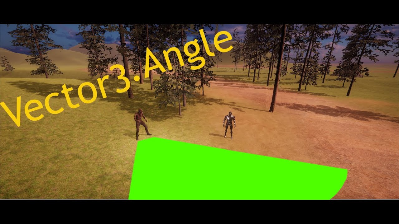 Unity Scripting: Vector3.Angle