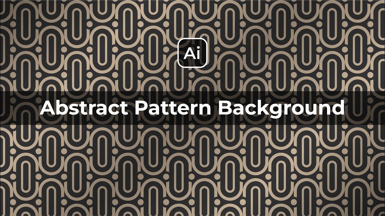 How to Make Abstract Pattern Background - Adobe Illustrator Tutorials