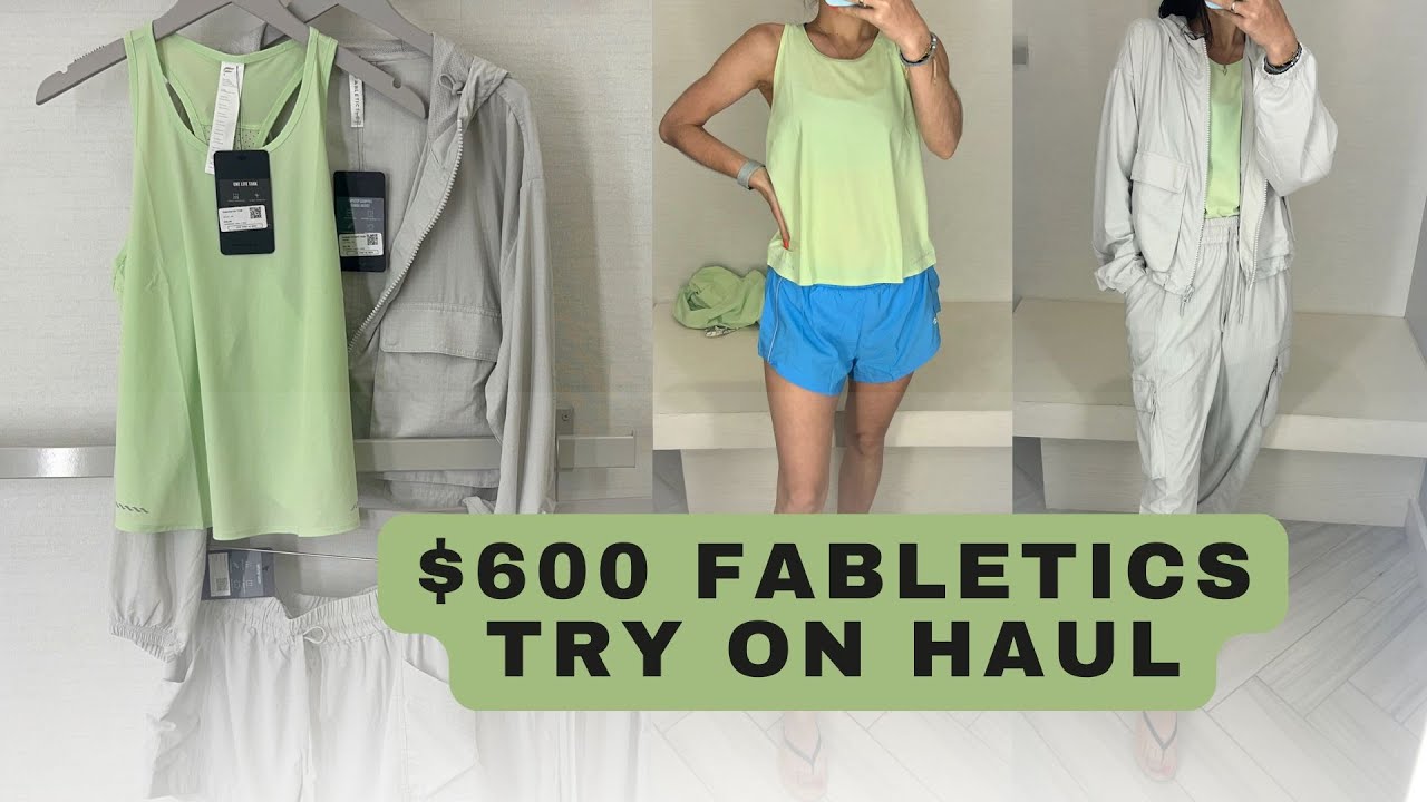 $600 Fabletics try on haul | FULL OUTFIT | The Fashion Try On