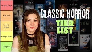 Classic Horror Movie Tier List !
