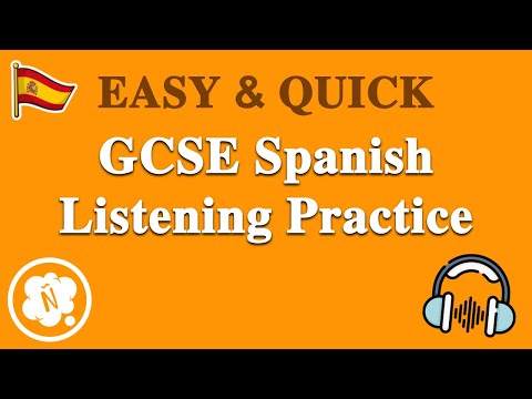 Easy GCSE Spanish Listening Practice!