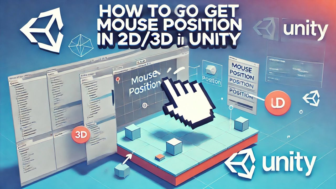 How to get Mouse Position in 3D and 2D! (Unity Visual Scripting Tutorial)