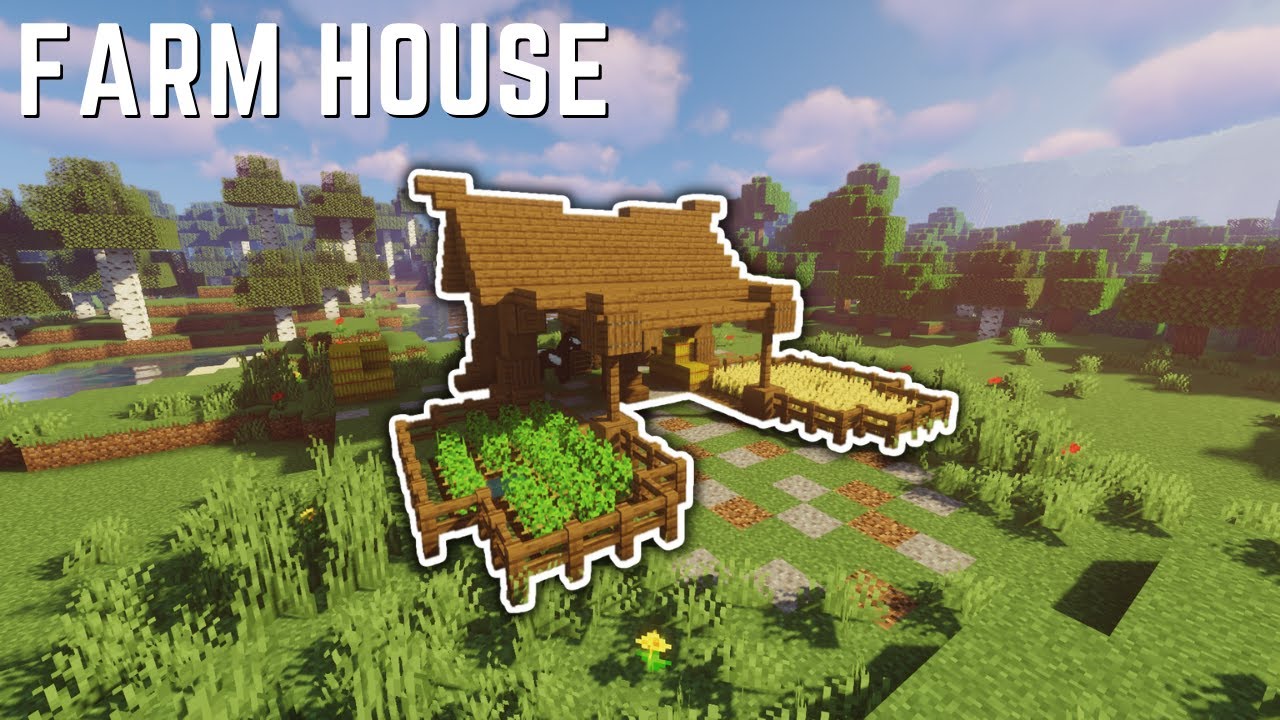 Minecraft: How To Build A Farm House - Minecraft Builders