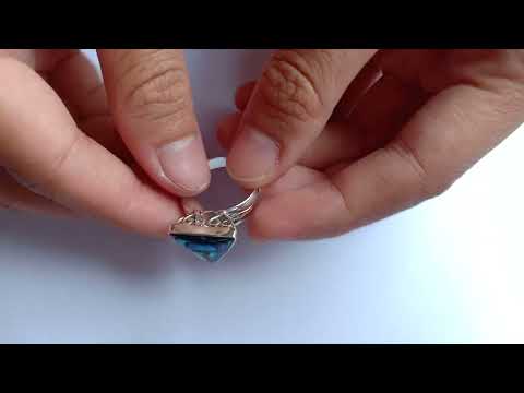 Sterling Silver, Abalone Shell Ring SSR 111