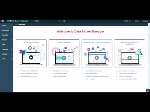 IBM Data Server Manager v2.1.3 ---- Welcome Tutorial