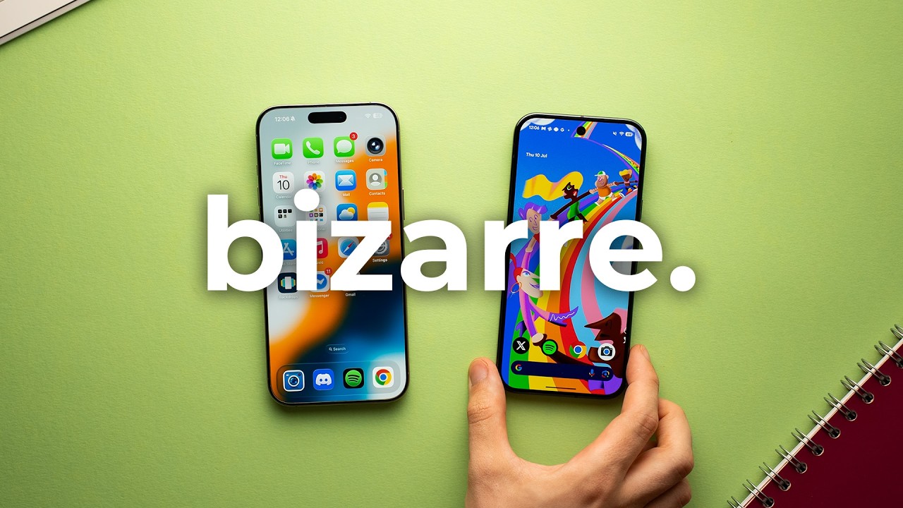 iOS 26 Vs. Android 16 is wild.