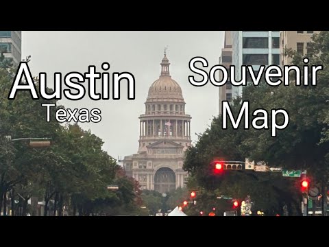 Austin Souvenir Map