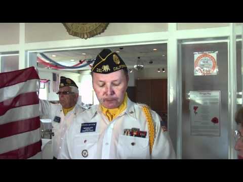 American Legion Post 291 "Honor Guard" what is Old Glory, presenting the US flag