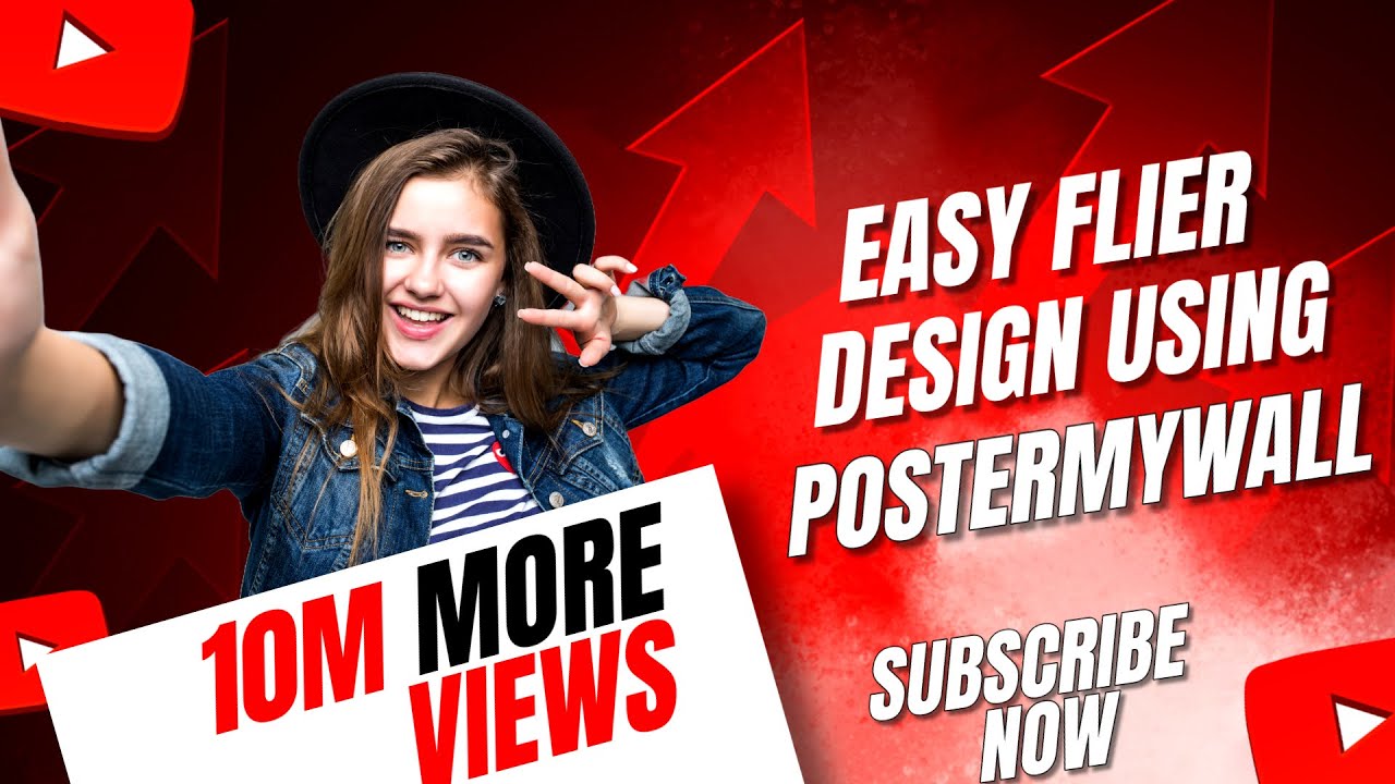FLIER DESIGN USING TEMPLATE ON POSTERMYWALL