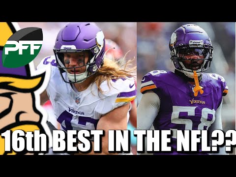 PFF Ranks the Minnesota Vikings 16th Best in the NFL....