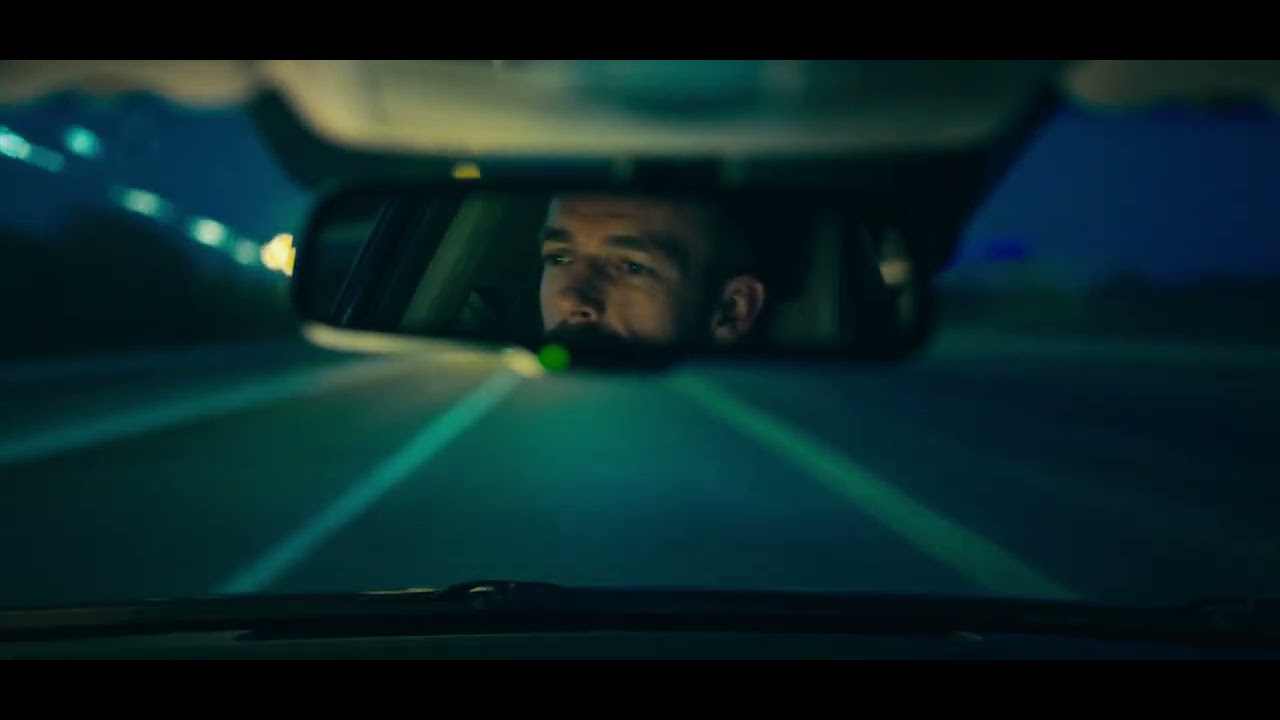 4K Man | Driving | Car | Rearview Mirror | Free Stock Video Footage [ No Copyright ]