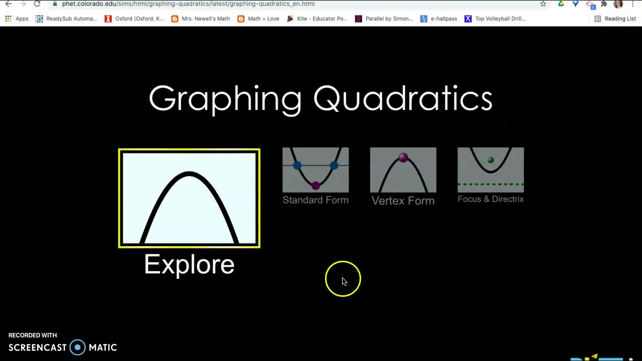PHET Simulations   Instructional Tutorial #1