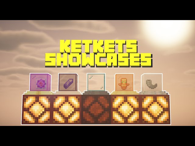 Ketket's Showcases - Display your items in style [1.20-1.19.4] Minecraft Data Pack