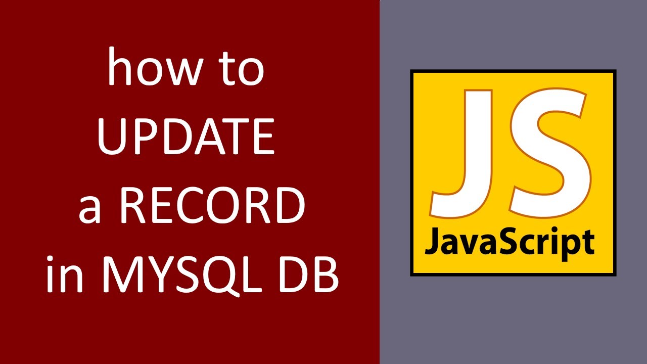 Update MySQL Records via API | PHP & Vanilla JavaScript Tutorial