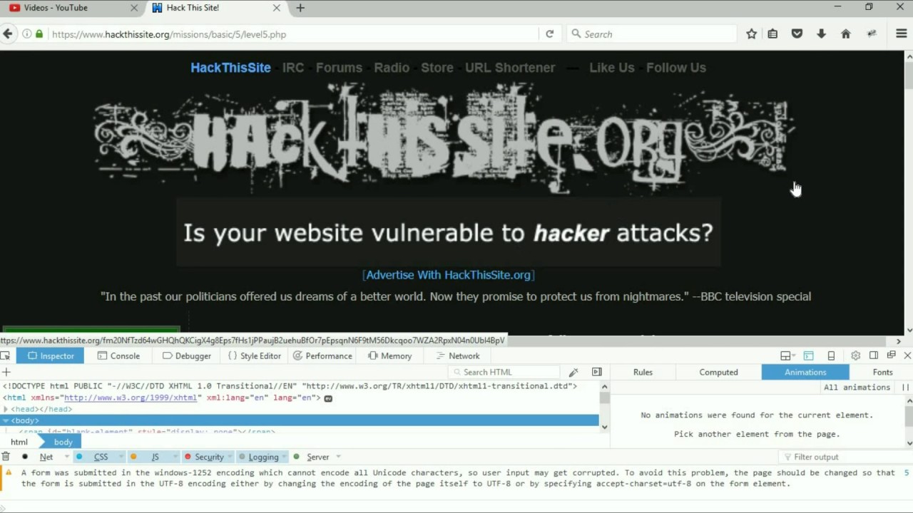 HackThisSite Basic Challenge 5