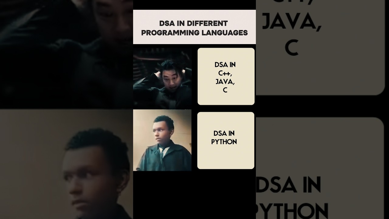 DSA in Different Languages | C++ vs Java vs Python vs JavaScript | Data Structures & Algorithms