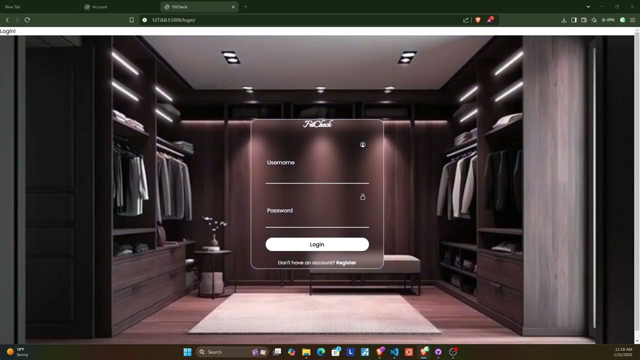 FitCheck (Goathacks 2025) Overview
