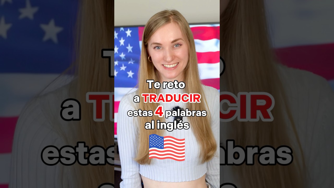 Te reto a traducir estas 4 palabras al #inglés 🇺🇸 #ingles #inglesfacil #inglesonline