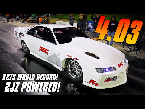 White Rice Shatters the X275 World Record - 4.033 at 184mph!