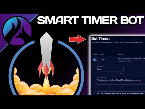 HOW to Setup EASY Timer Bot for Twitch OR Youtube Streams