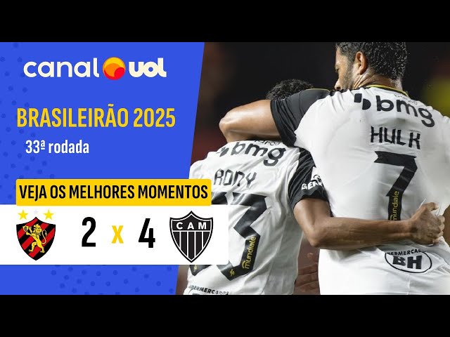Atlético-MG vence de virada, e Sport pode ser rebaixado amanhã