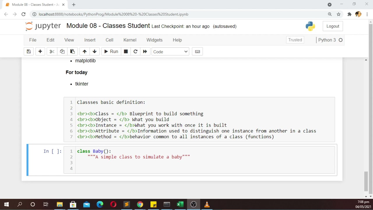 Module 8 Part 1   Classes