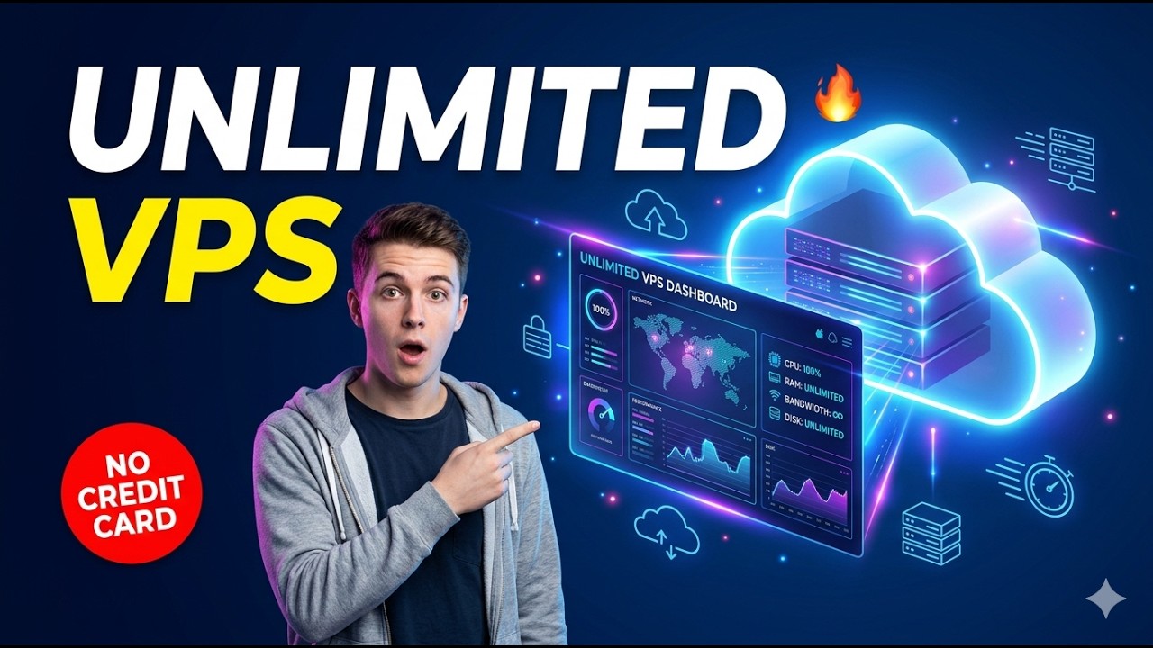 FREE VPS No Credit Card 🔥 Get Unlimited VPS in 2026 (Working Method!)