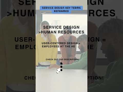 User Centered Design - Service Design for Human Resources | FREE E-Book #servicedesign #business