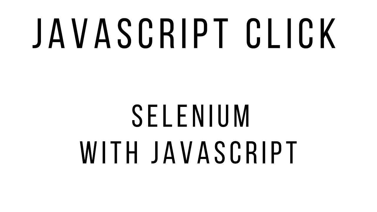 Javascript click in selenium| Javascript with selenium | Selenium Javascriptexecutor