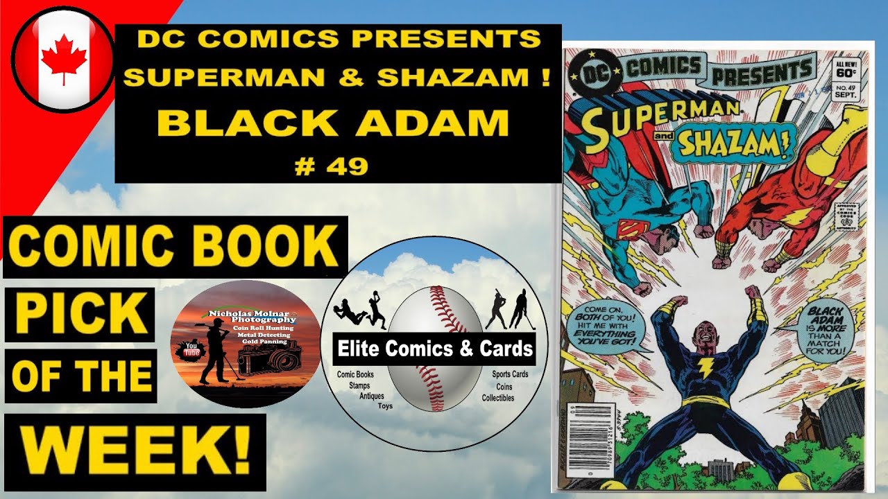 DC  Comics Present 49 SUPERMAN AND SHAZAM  BLACK ADAM