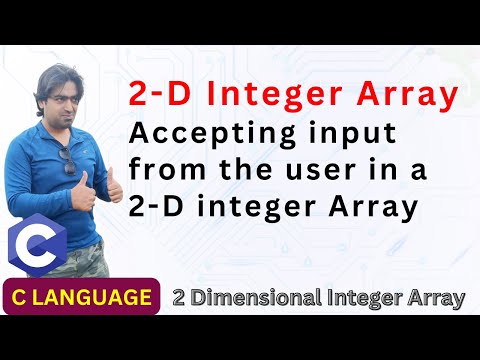 Learn C Programming 2D Array | Accepting Input from User | Hindi - Mind Luster
