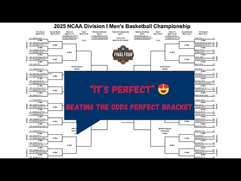 THE PERFECT 2025 MARCH MADNESS BRACKET REVEALED