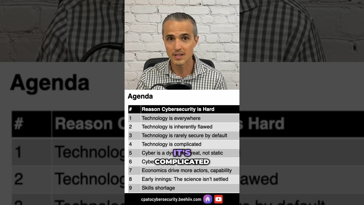 Breach Stigma Buster: 10 Reasons Why Cybersecurity is Hard #cybersecurity