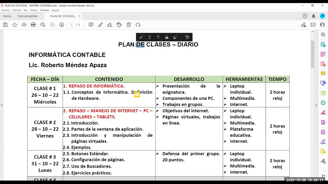 CLASE 01 INFORMATICA CONTABLE-ITESEM