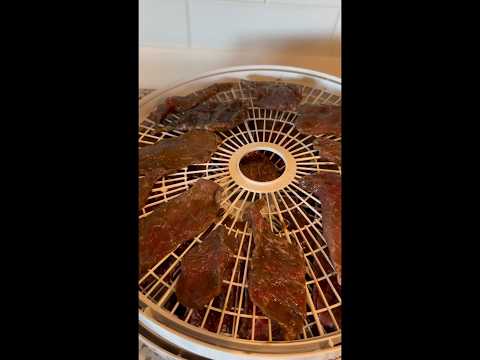 Homemade Beef Jerky in the Dehydrator #beefjerkytipsandtricks #beefjerkyrecipe #beefjerkydehydrator