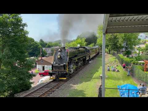 Reading & Northern T-1 No. 2102 Steam Train Flying Over The Lehigh Division @ 35 MPH! (6/21/25)