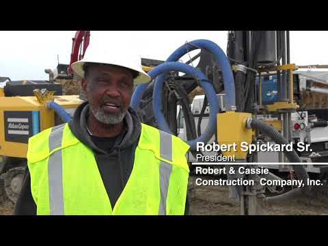 Blasting Prep for Robert & Cassie Construction Company with PowerROC T45 from Power Equipment