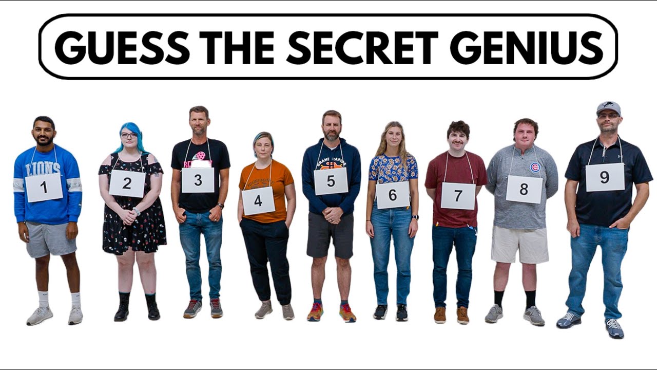 8 People vs 1 Secret Genius