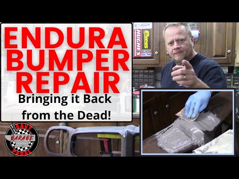 Endura Bumper Repair #2. Building it back up with 3M EZ Sand Flexible Parts Repair Material!