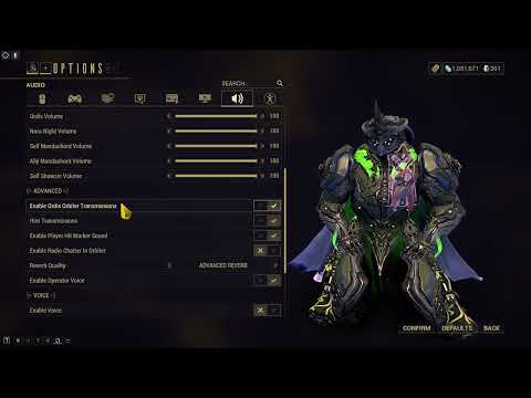How To Enable & Disable ORDIS Voice Lines On Warframe