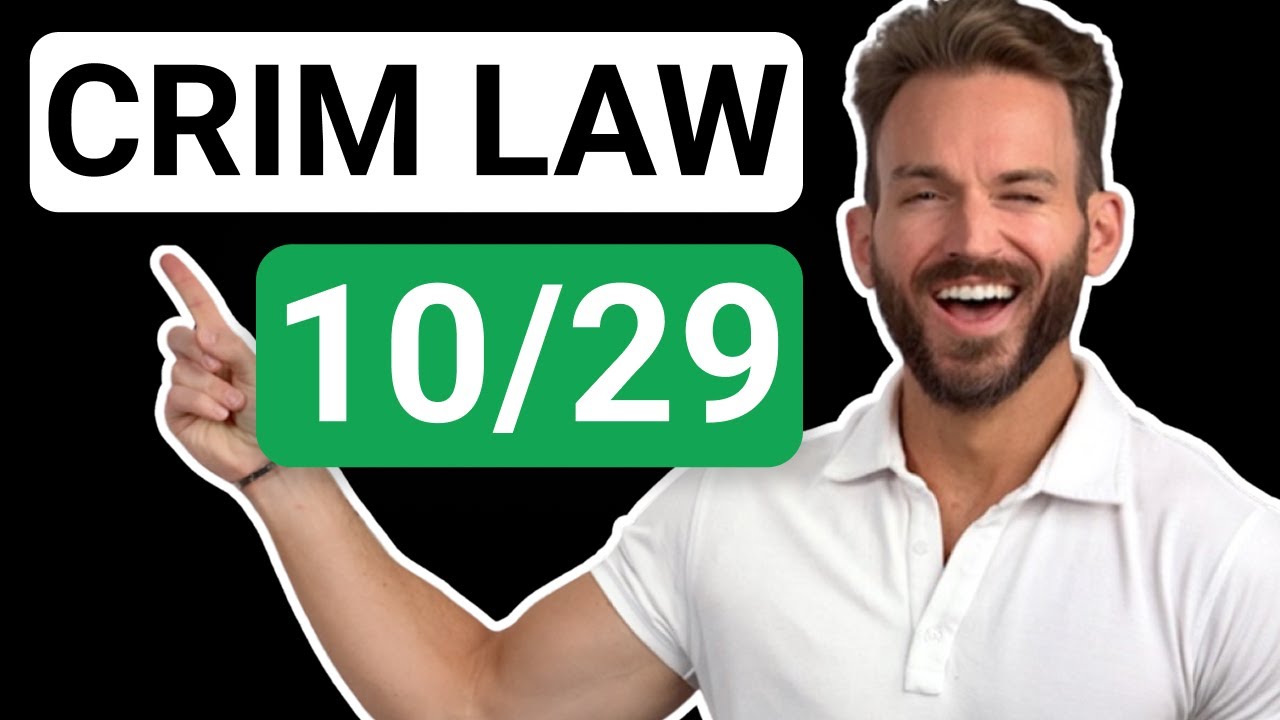 Criminal Law: Voluntary Manslaughter (Heat of Passion Killing) [LEAP Preview]