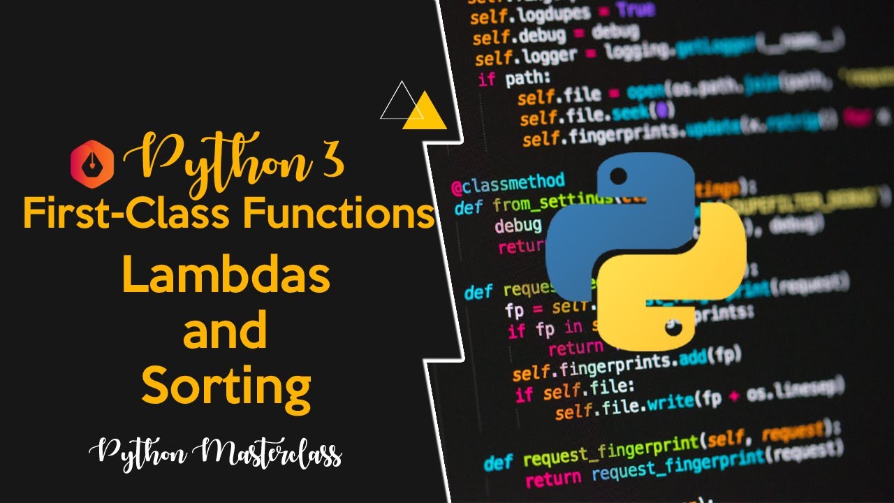 5.6 - Lambdas and Sorting in Python