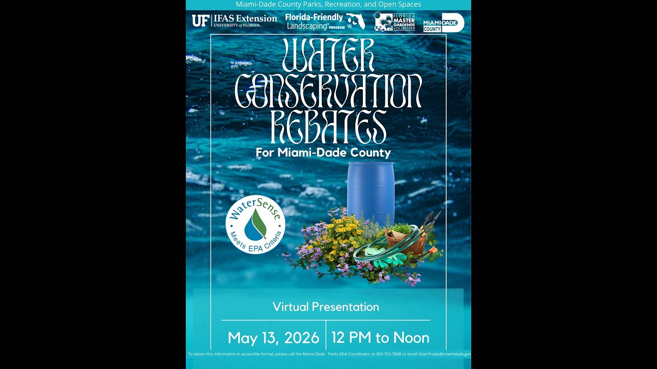 Water Saving Rebates for Miami Dade County