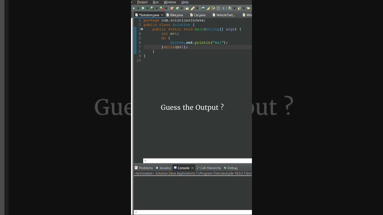 Guess the Output of these Java Program #java #learnwithmeck #coding