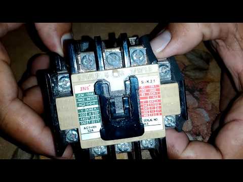 Tutorial cara pengenalan Komponen kendali elektromagnetik (kontaktor)