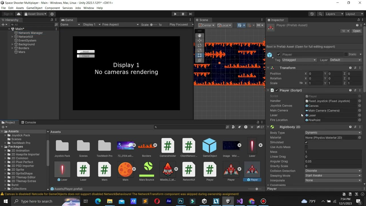 Unity Netcode Error - Can't add prefabs to Network Prefabs Lists in Unity Netcode #unity #netcode