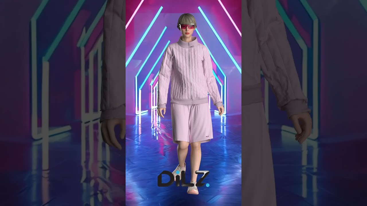 CLO 3D Puffer Jacket & Shorts Design – Live Demo During Class | Dilz Fashion