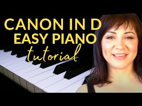 Canon in D Easy Piano Tutorial/Sheet Music