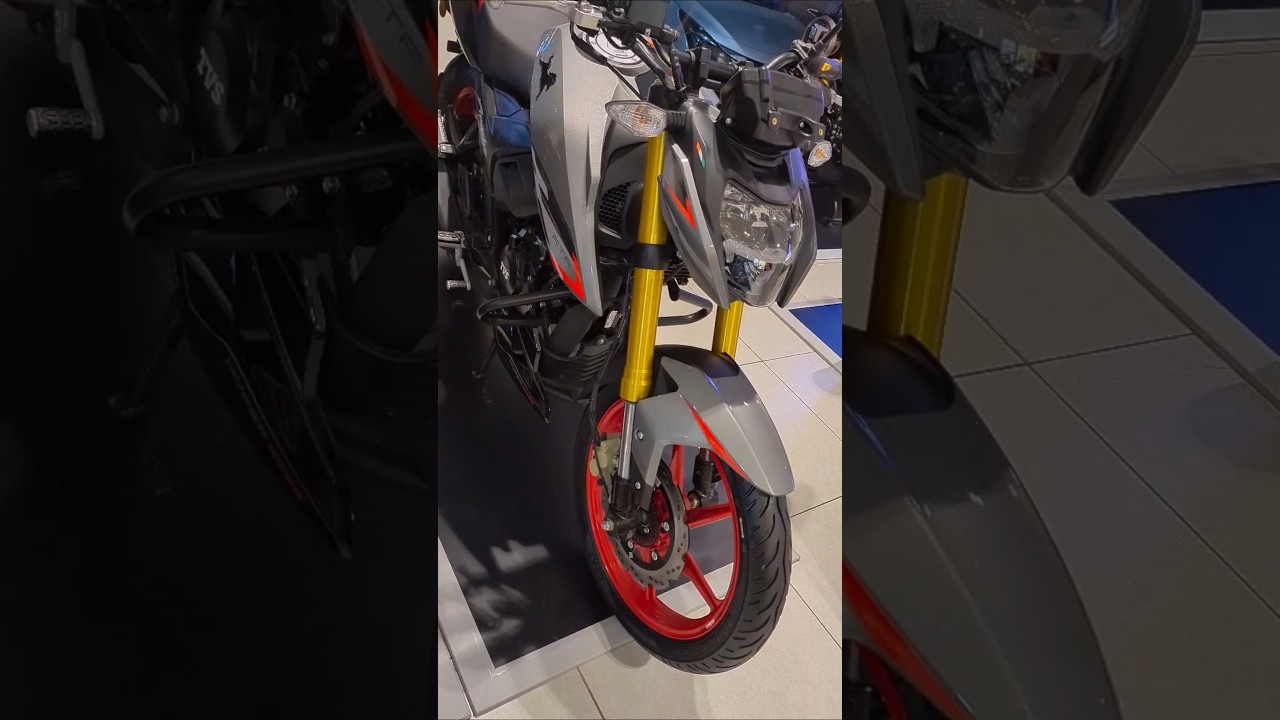 New 2025 TVS Apache RTR 160 4V Dual Channel ABS - USD Forks