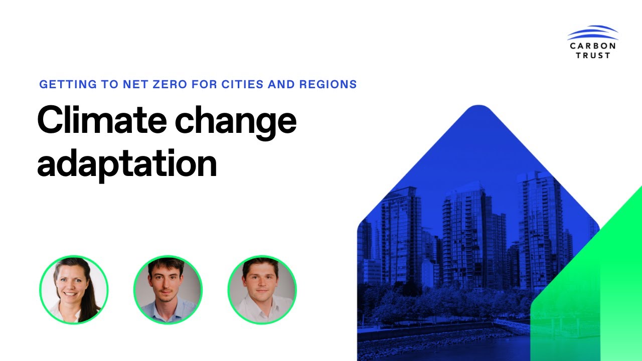 Getting to net zero for cities and regions: Climate change adaptation